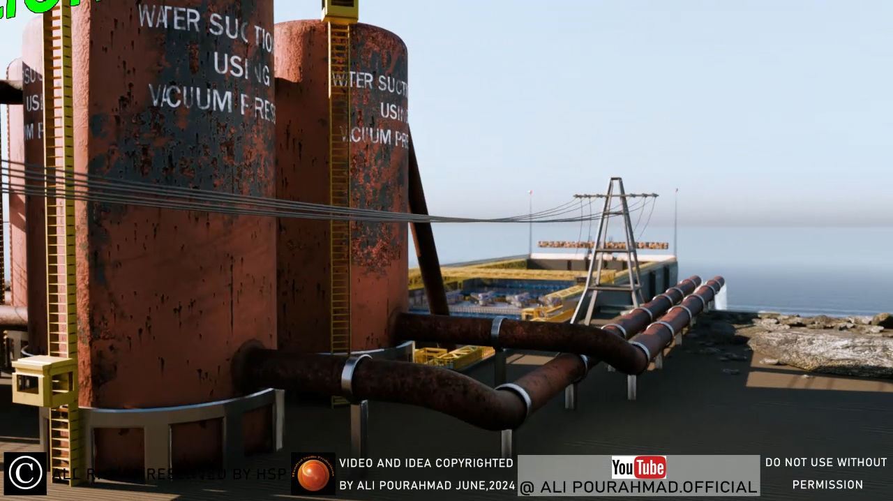 Hydroelectric power plant - Generating electricity using seawater - Ali ...